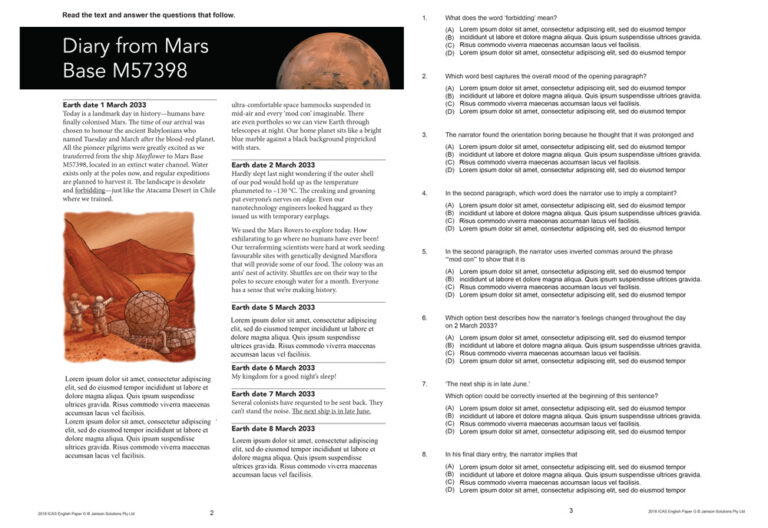 ICAS Year 9 Test - Maths, English, Science & More | ICAS Assessments